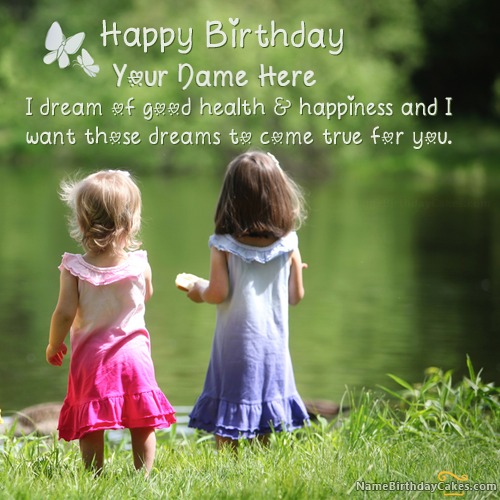 Write Name On Birthday Wish For Sister Write Name On Birthday Wish For Sister