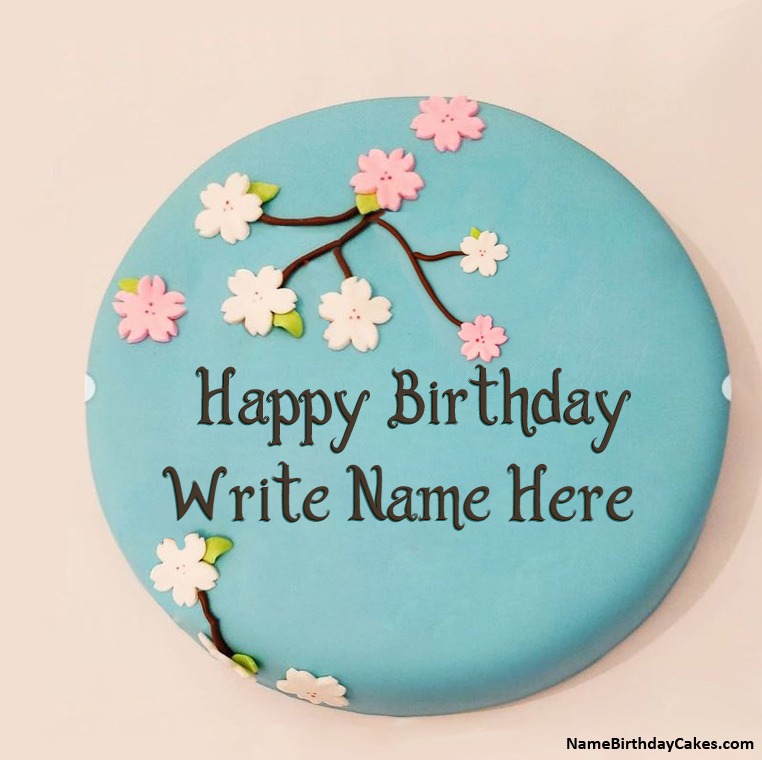 Type Name On Cake For Birthday