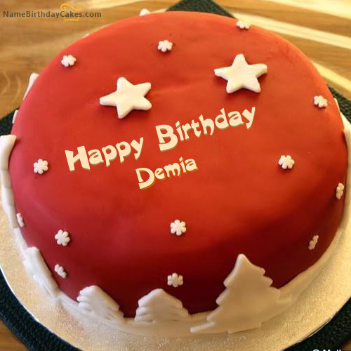 Happy Birthday Demia Cakes, Cards, Wishes