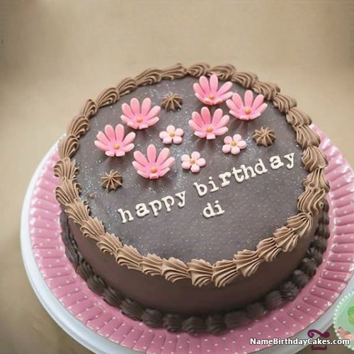 Happy Birthday Di Cakes Cards Wishes
