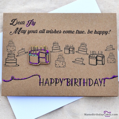 Happy Birthday Ily Cakes, Cards, Wishes