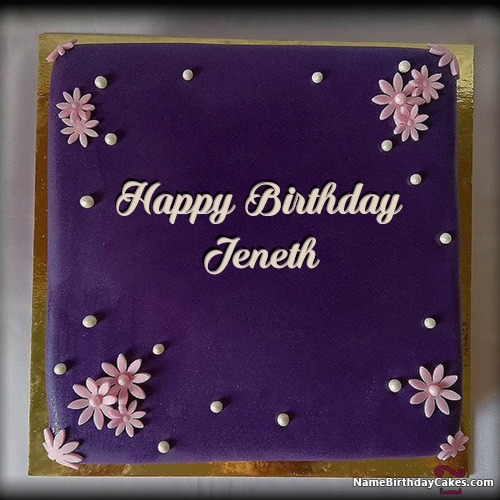 Happy Birthday Jeneth Cakes, Cards, Wishes