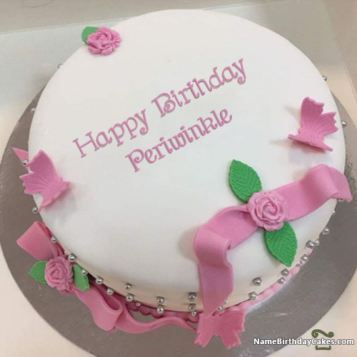 Happy Birthday Periwinkle Cakes, Cards, Wishes