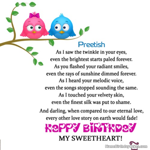Happy Birthday Preetish Cakes, Cards, Wishes
