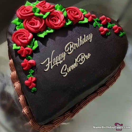 Happy Birthday Sweet Bro Cakes Cards Wishes
