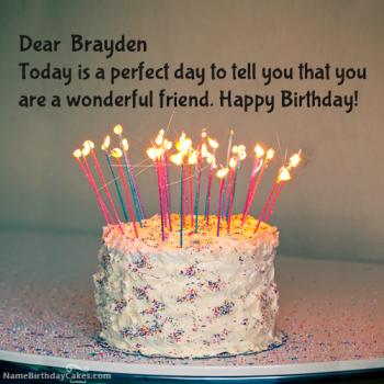 Happy Birthday Brayden - Video And Images